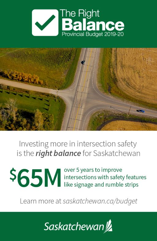 Budget To Improve Highway Intersection Safety Throughout Saskatchewan ...