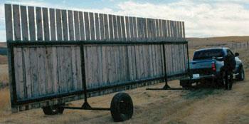 Portable Windbreak Fences | Cattle | Government of Saskatchewan