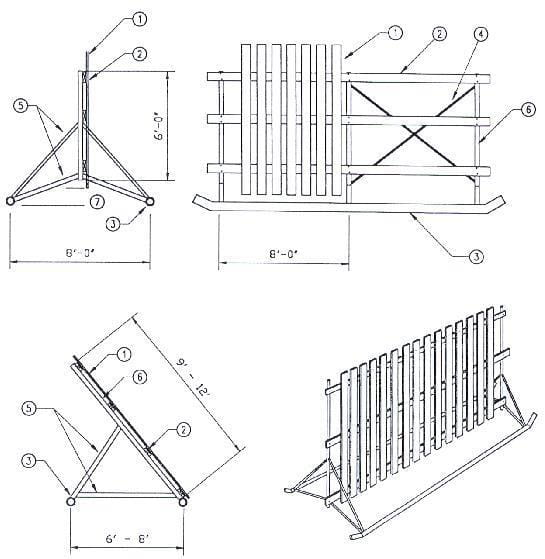 Portable Windbreak Fences | Cattle | Government of Saskatchewan