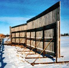 Portable Windbreak Fences | Cattle | Government of Saskatchewan